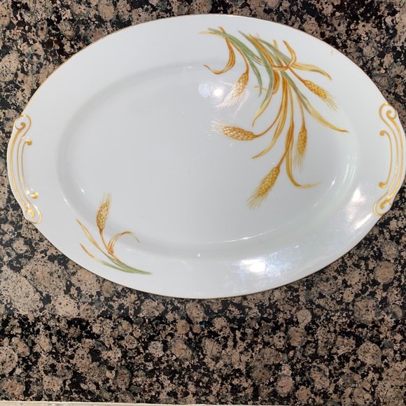 Puritain | Kitchen | Vintage Puritain White China Oval Serving Platter ...
